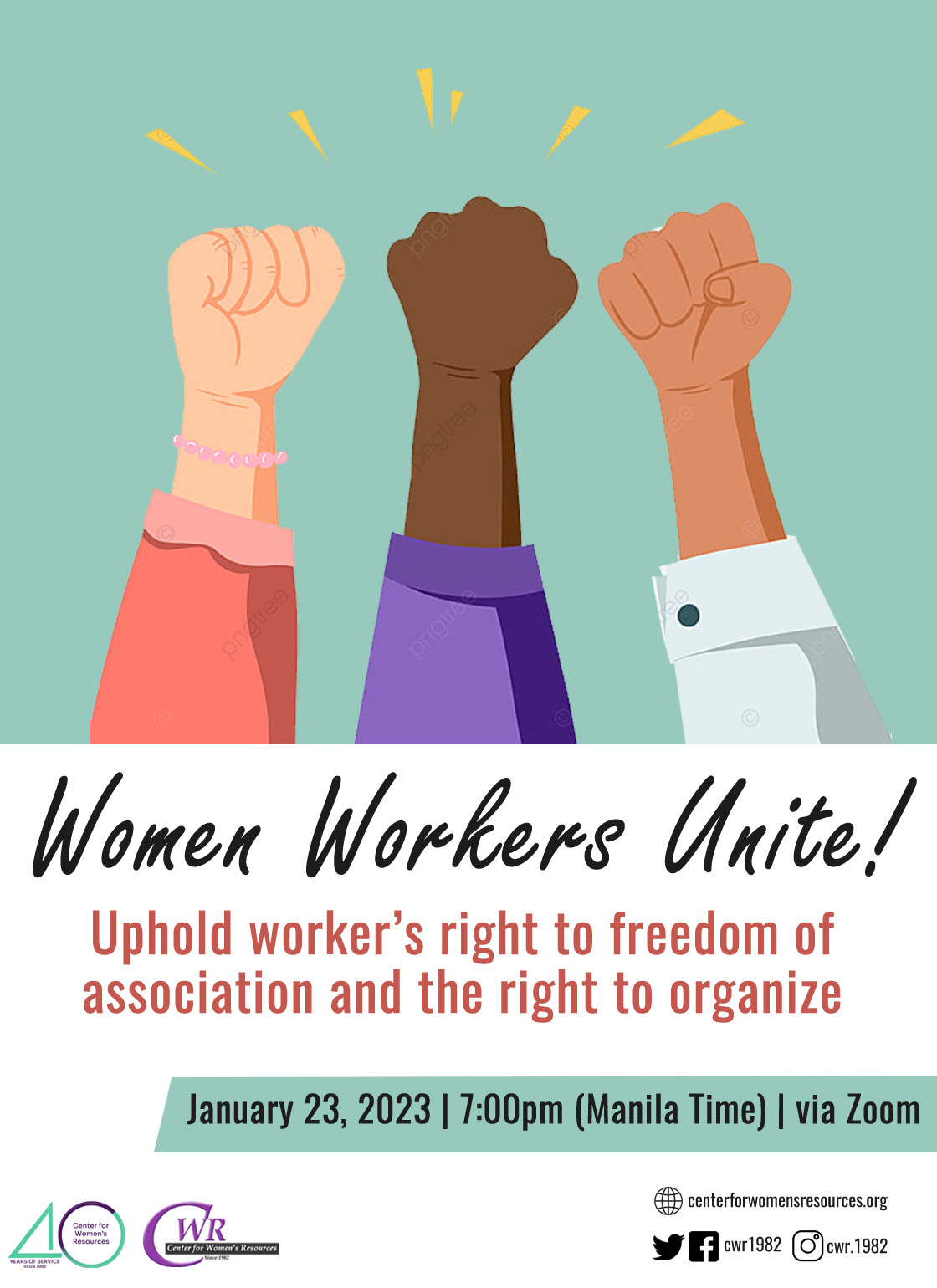 WEBINAR | Women Workers Unite! Uphold Worker’s Right to Organize and ...