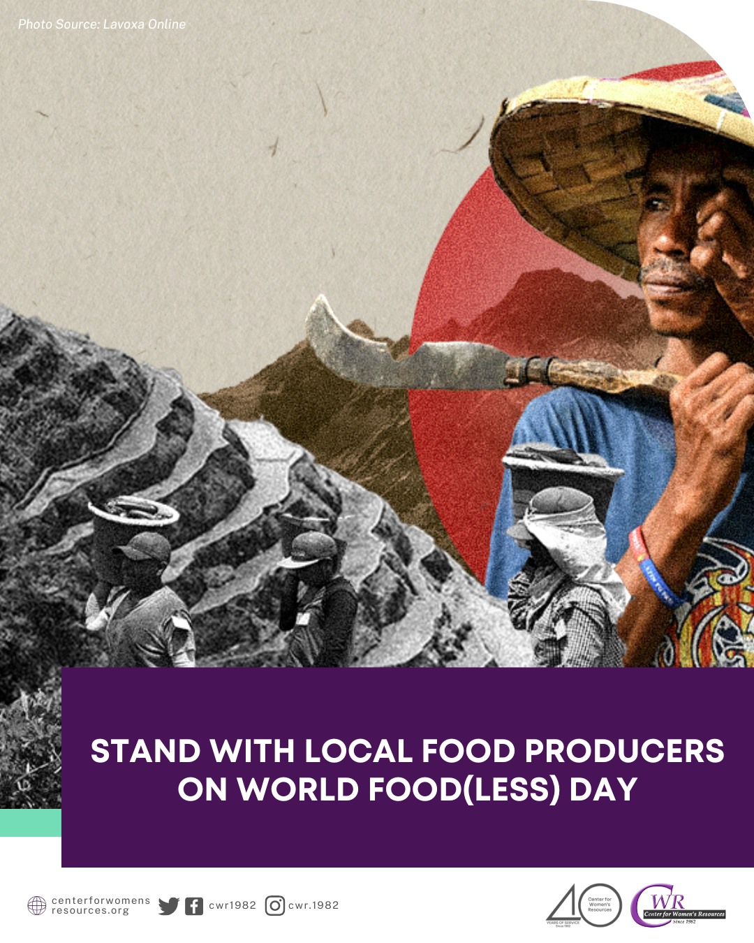 Stand with local food producers on World Food(less) Day | CWR | Center ...